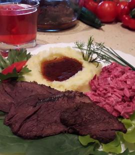 Cepeškrāsnī cepta forele